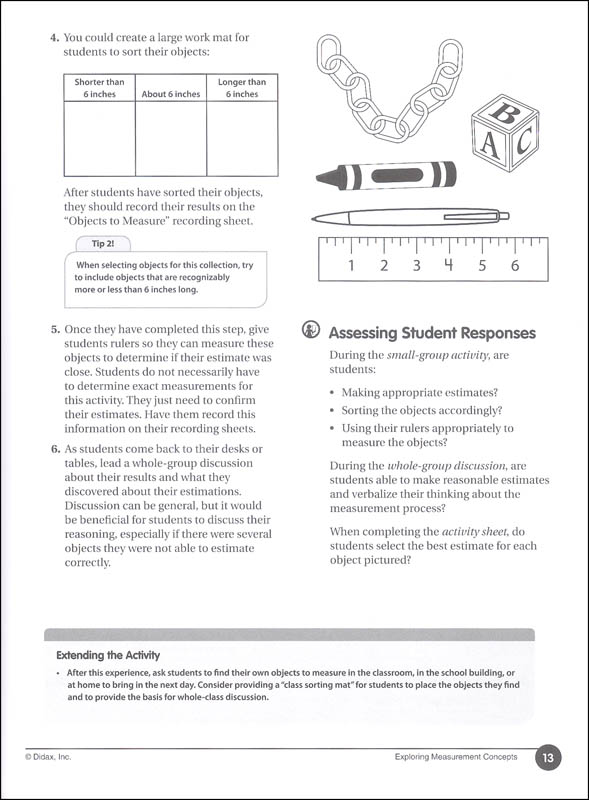 Exploring Measurement Concepts Grades 2-3 | Didax | 9781583247358