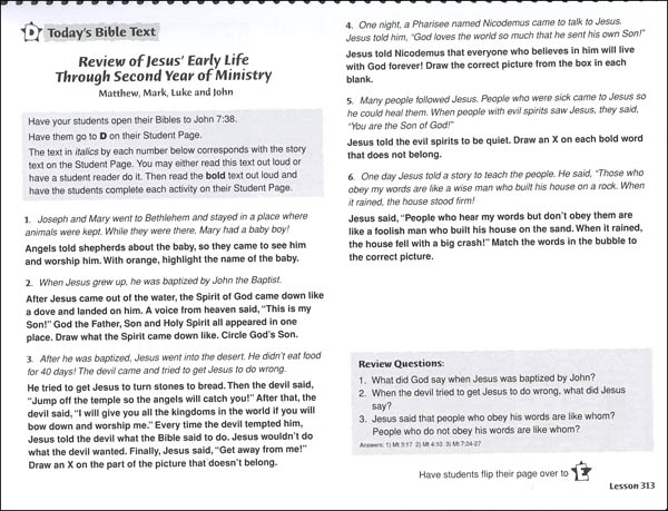 Primary Teacher Guide for Lessons 313-338 | Bible Study Guide for All ...
