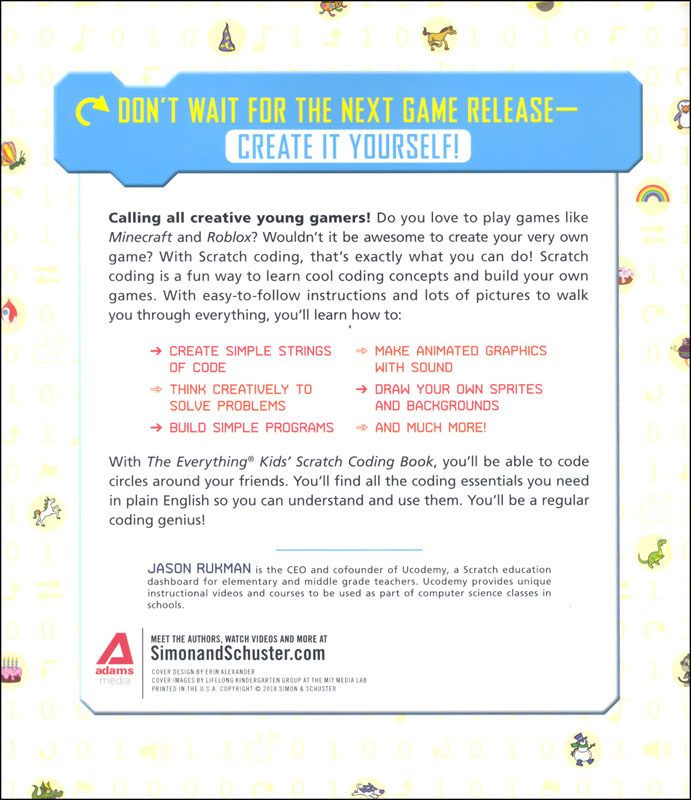Everything Kids' Scratch Coding Book | Adams Media Corporation ... Everything Kids' Scratch Coding Book | Adams Media Corporation ...