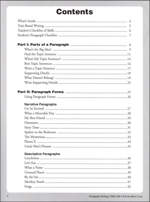 Paragraph Writing | Evan-Moor | 9781557996084