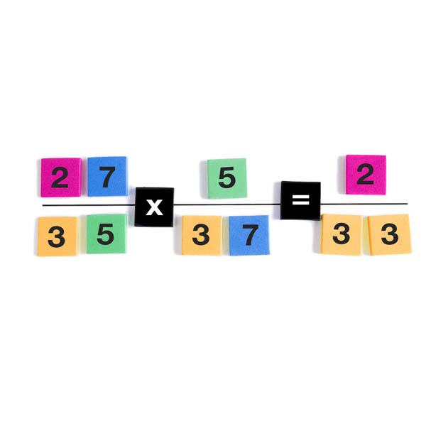 Fractions with Prime Factor Tiles Kit | Didax