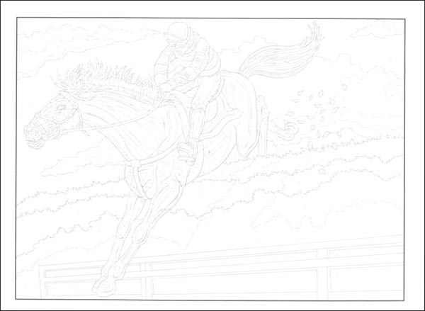 Horses Color by Number (Creative Haven) | Dover Publications ...