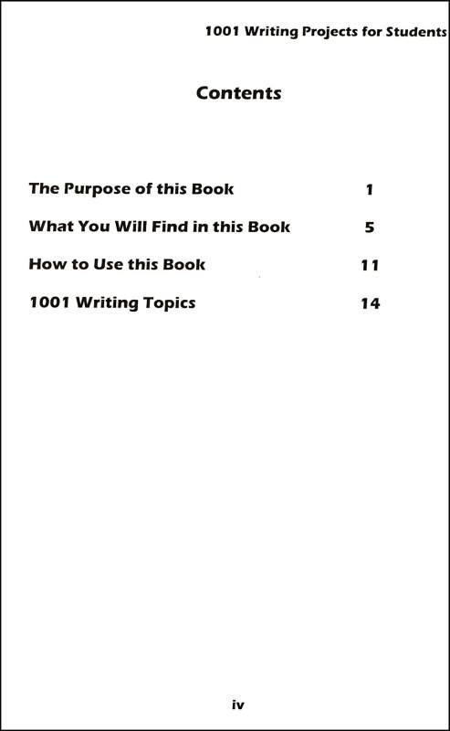 1001 Writing Projects For Students Turning Point Books 9780976579335 1001-writing-projects-for-students-turning-point-books-9780976579335