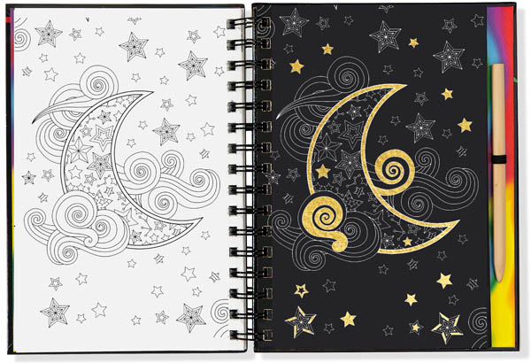 Scratch and Sketch Extreme! Art Activity Book | Peter Pauper Press ...