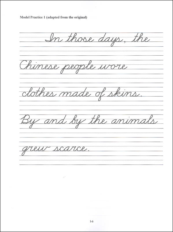 Writing Through Ancient History Level 1 Cursive Brookdale House 