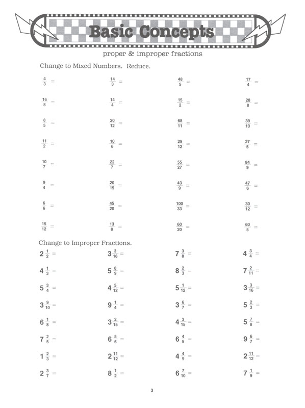 Advanced Fractions (Advanced Straight Forward Math) | Remedia ...