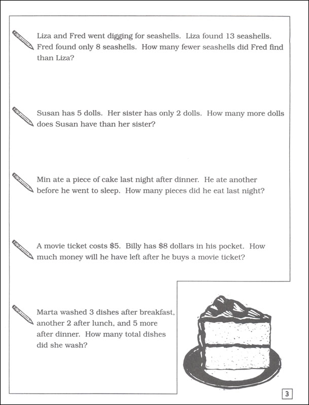 Word Problems: Book 1 (Beginning Straight Forward Math) | Remedia ...