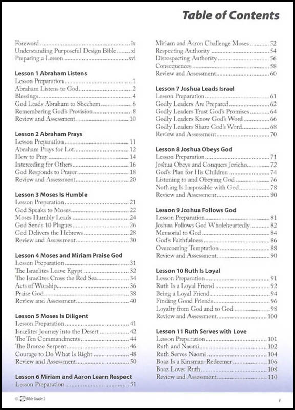 Purposeful Design Elementary Bible: Grade 2 Teacher Edition E-Book 1 ...