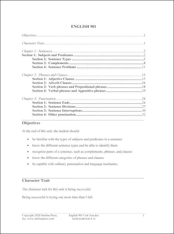 English 9th Grade Set | Starline Press