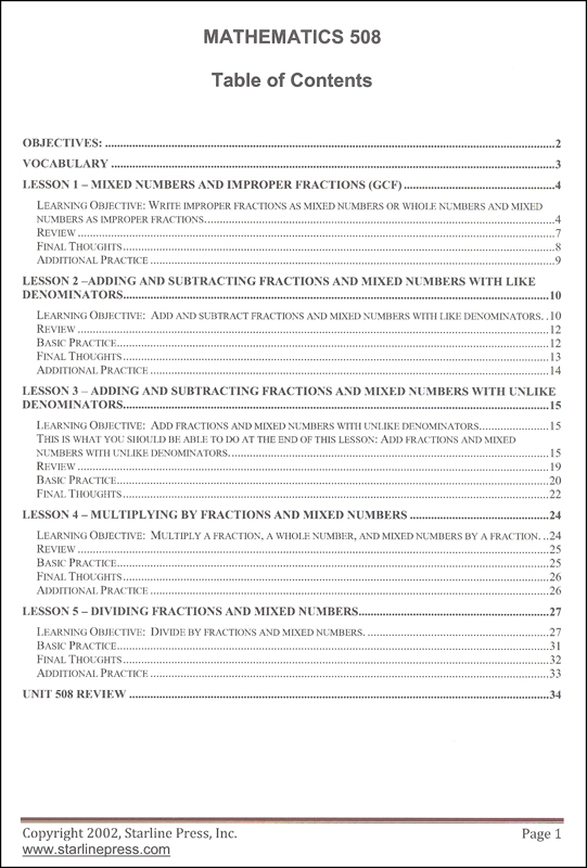 Math 5th Grade Set | Starline Press