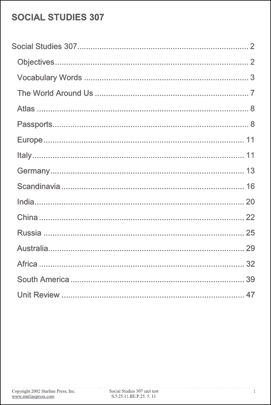 Social Studies 3rd Grade Set | Starline Press