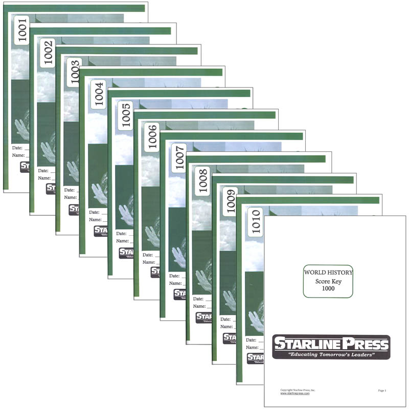 World History 10th Grade Set Starline Press