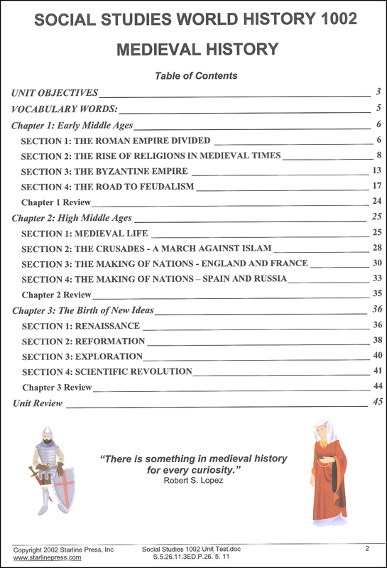 World History 10th Grade Set Starline Press