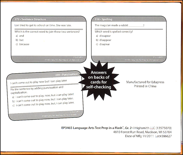 Language Arts Test Prep In A Flash Grade 2 Edupress language-arts-test-prep-in-a-flash-grade-2-edupress