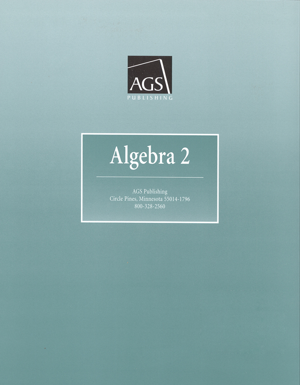 AGS Algebra II Workbook | AGS Globe | 9780785435457