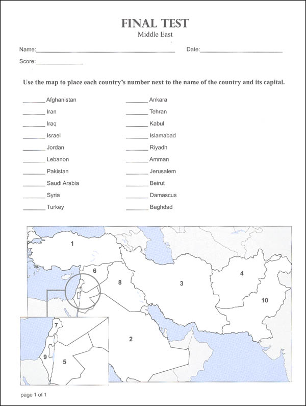 Geography 1 Teacher Guide (Middle East, Europe, & North Africa ...