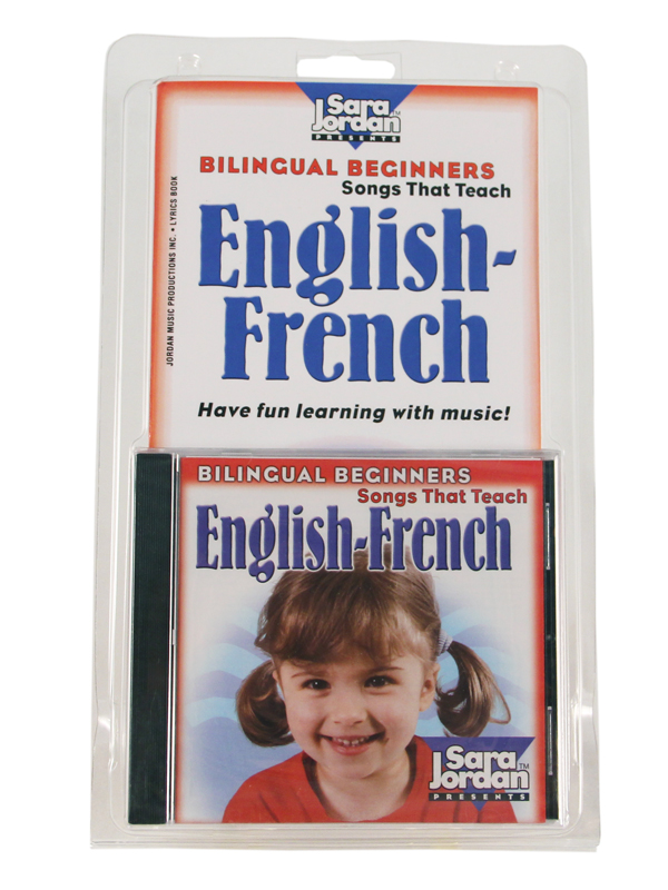 Bilingual Beginners English-French Book & CD | Sara Jordan Publishing ...
