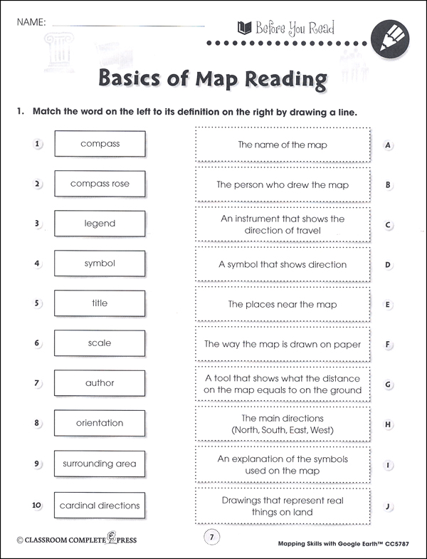 Mapping Skills With Google Earth Grades 3-5 | Classroom Complete Press ...