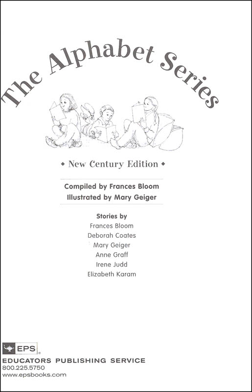 Alphabet Series Volume 1 Starter Set | Educators Publishing Service ...