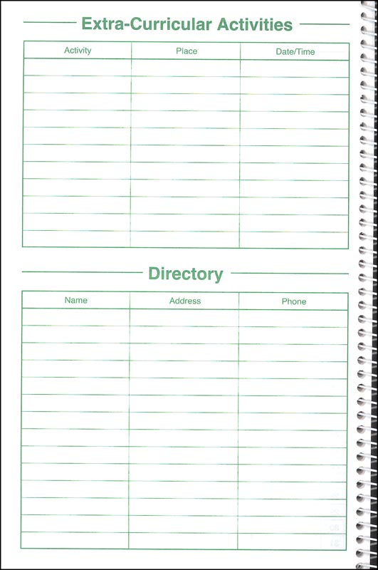 Modern Daily Assignment Book No. 25 (5 1/2" x 8 1/2") | Kurtz Brothers