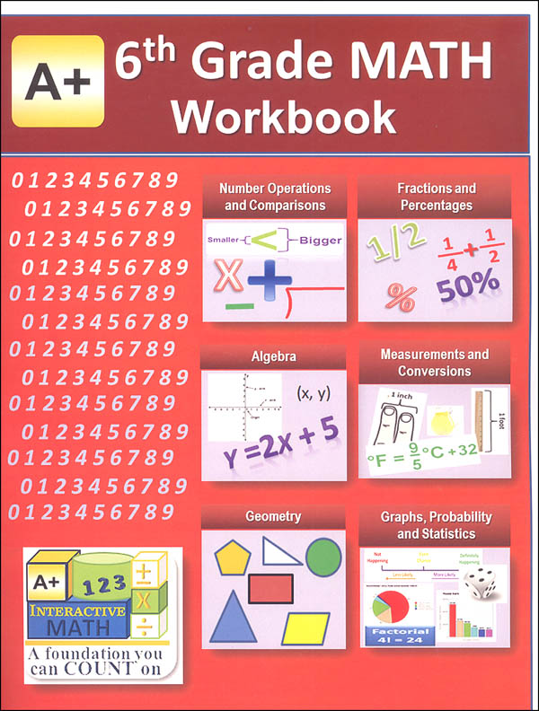 A+ Interactive Math 6th Grade Full Curriculum Textbook & Workbook ...