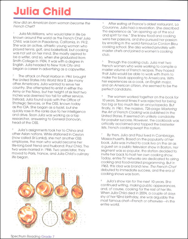 Spectrum Reading 2015 Grade 7 | Spectrum | 9781483812205