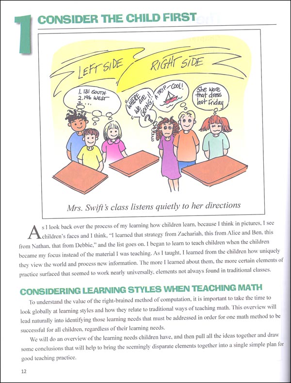 Right Brain Math Worksheets