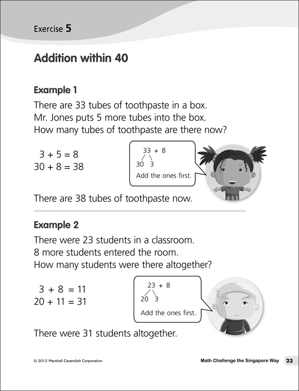 Math Challenge the Singapore Way Grade 1 Workbook | Marshall Cavendish ... Math Challenge the Singapore Way Grade 1 Workbook | Marshall Cavendish ...