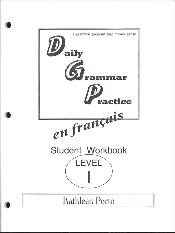 Daily French Grammar Practice: Level 1 Student Workbook | DGP Publishing