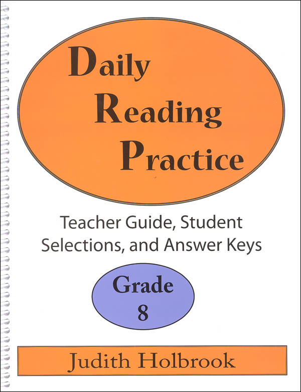 Daily Reading Practice Teacher Guide Grade 8 DGP Publishing Daily Reading Practice Teacher Guide Grade 8 DGP Publishing