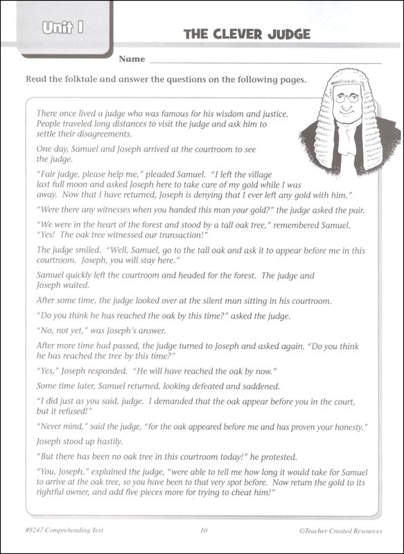 Comprehending Text Grade 4 Teacher Created Resources 9781420682472