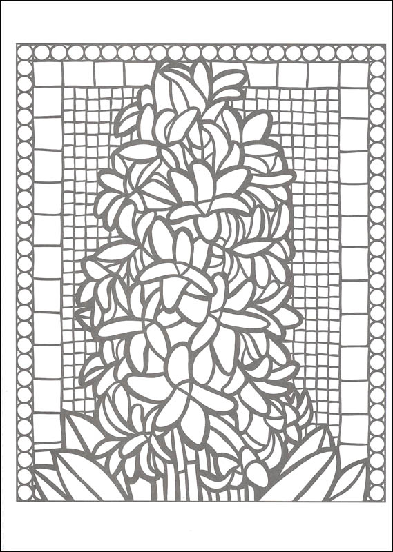 Mosaic Patterns Coloring Pages Coloring Home