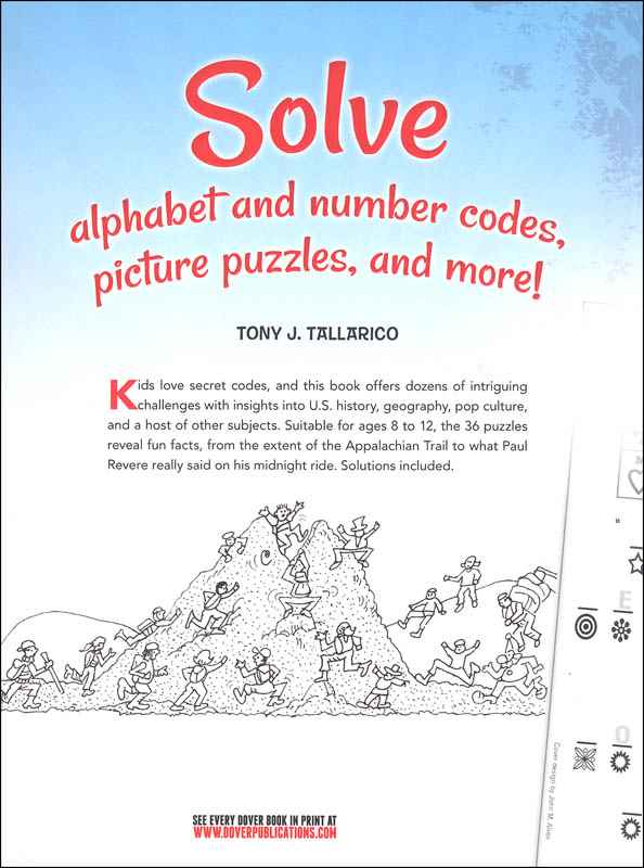U.S.A. Secret Code Puzzles for Kids | Dover Publications | 9780486494593
