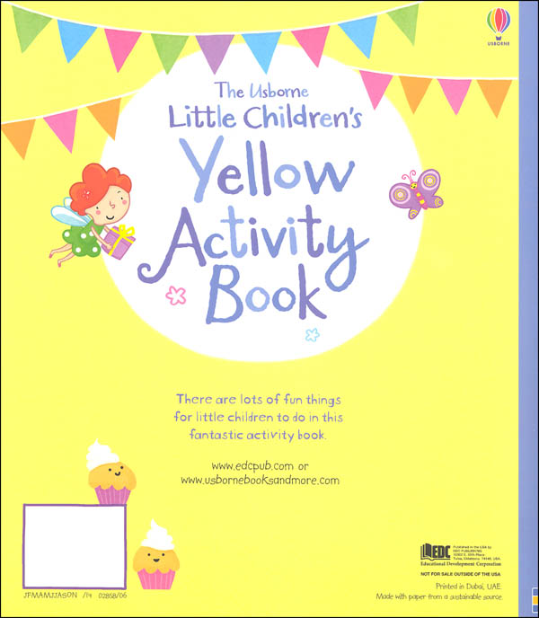 Little Children's Yellow Activity Book | EDC / Usborne | 9780794534714