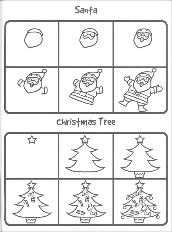 How To Draw Christmas Things Step By Step For Kids