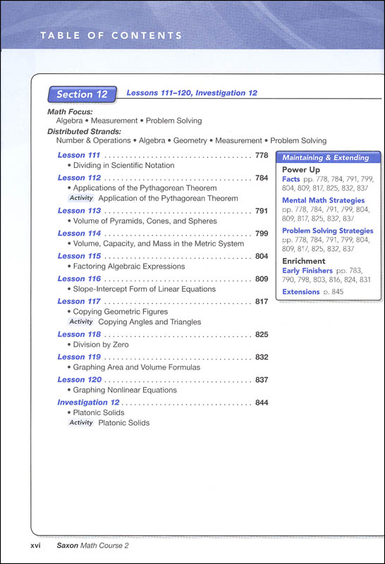 Saxon Math Course 2 Student Edition Saxon Publishers 9781591418351