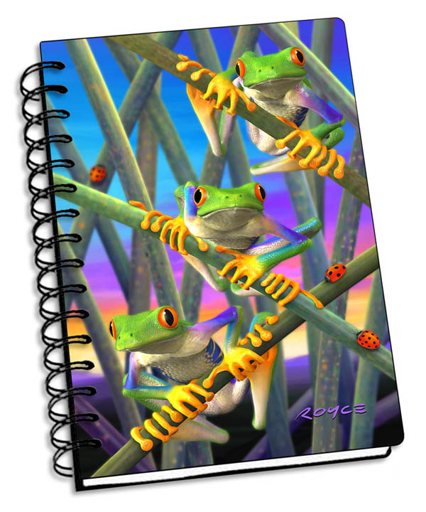 Notebook Paper Origami Frog