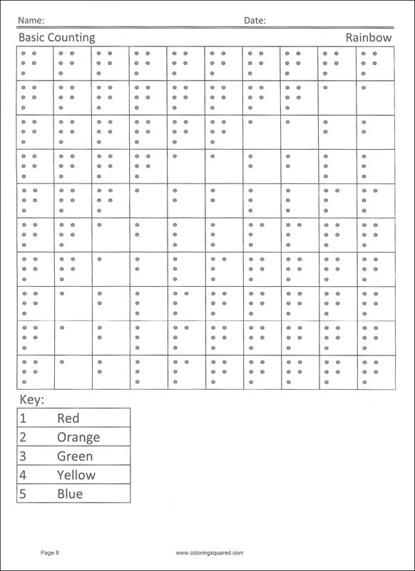 Coloring Squared: Kindergarten (Coloring Squared Common Core Math ...