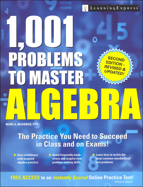 1001 Problems To Master Algebra 2nd Edition Learning Express 1001 Problems To Master Algebra 2nd Edition Learning Express