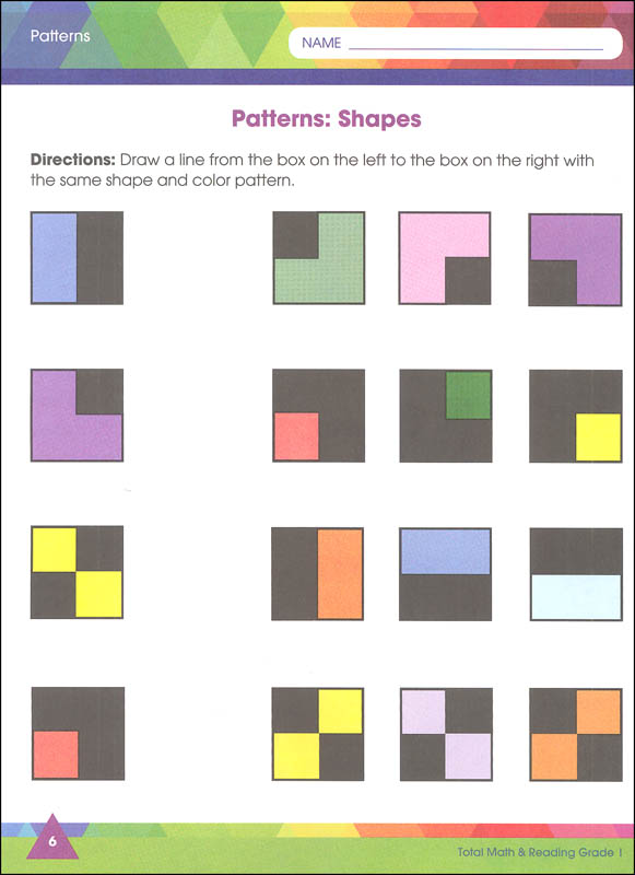 Total Math and Reading: Grade 1 | Thinking Kids | 9781483835587