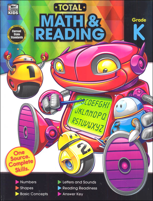 Total Math and Reading: Kindergarten | Thinking Kids | 9781483835570