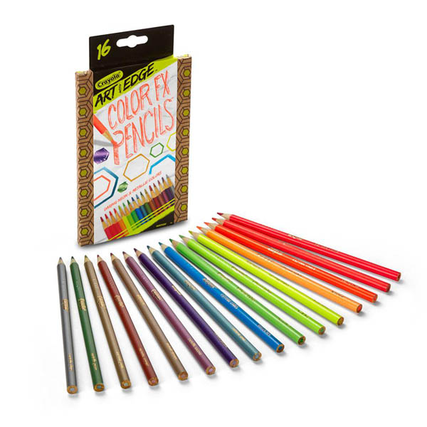 Crayola Art With Edge Color Fx Pencils 16 Count Crayola