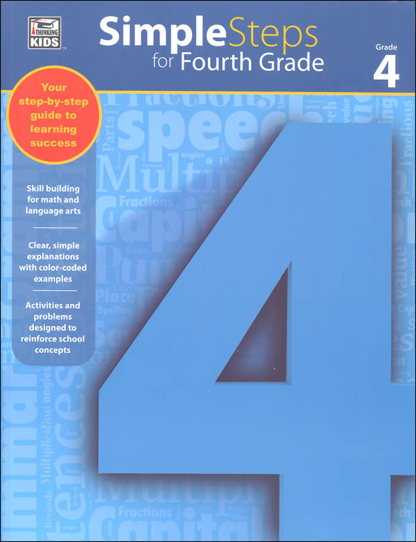 Simple Steps for Fourth Grade Workbook | Thinking Kids | 9781483826745