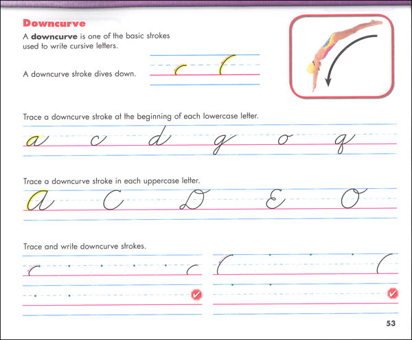 Cursive Handwriting Worksheets Zaner Bloser