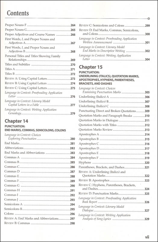 Language Handbook