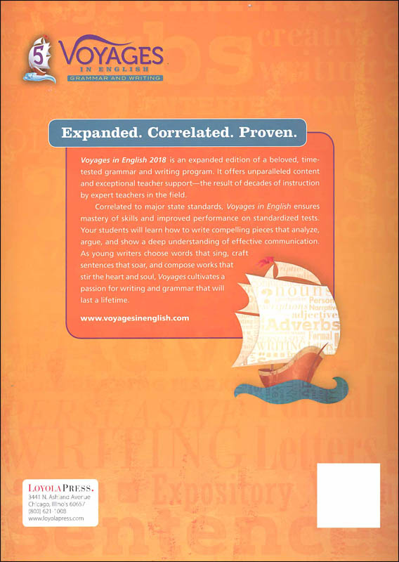 Voyages In English 2018 Grade 5 Teacher Edition Loyola University Voyages In English 2018 Grade 5 Teacher Edition Loyola University