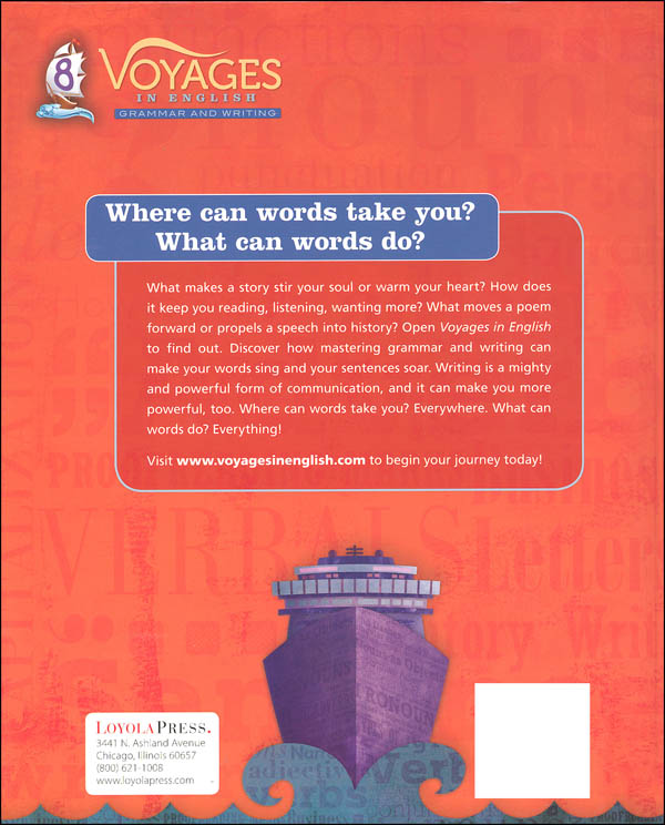 Voyages in English 2018 Grade 8 Student | Loyola University Press ...