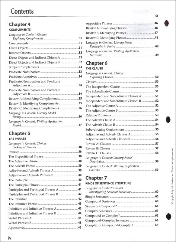 Language Handbook