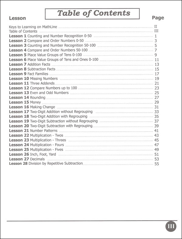 MathLine Concept-Building System Student Activity Book C2 | Howbrite ...