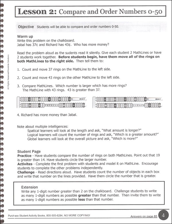 MathLine Concept-Building System Teacher Guide Book C2 | Howbrite ...